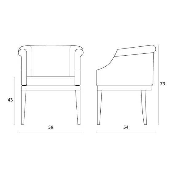 Bennett Chair - London Essentials. Shop Luxury Homewares online