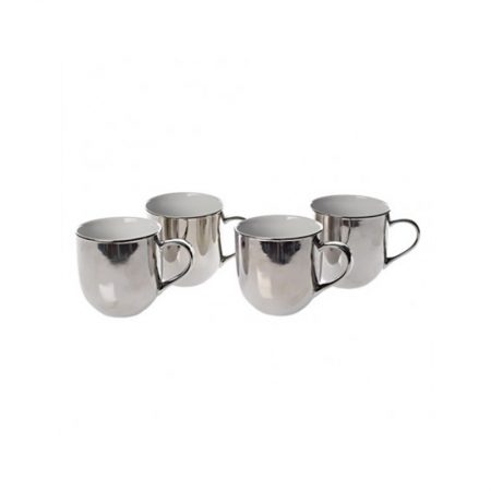 Silver Mugs, Set of 4 | London Essentials