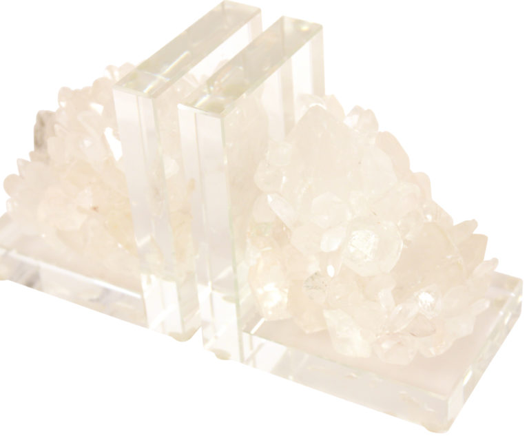 Crystal Bookends - London Essentials. Shop luxury decor for the home